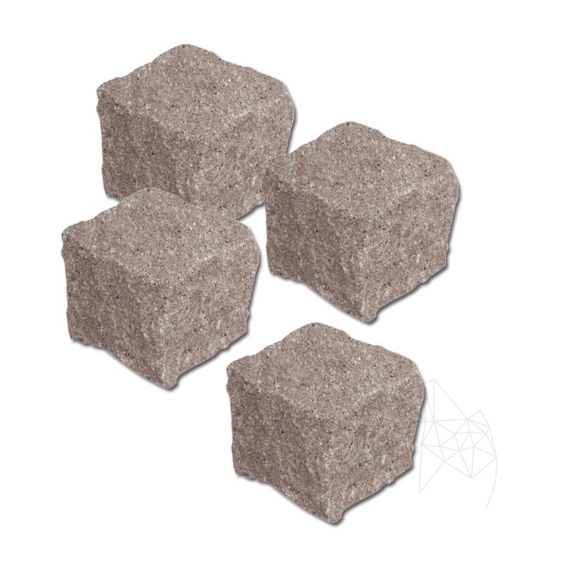 Pavé Andésite Cemento Grey Clivé 10 x 10 x 10 cm (1 tonne = 4-5 m2 ...